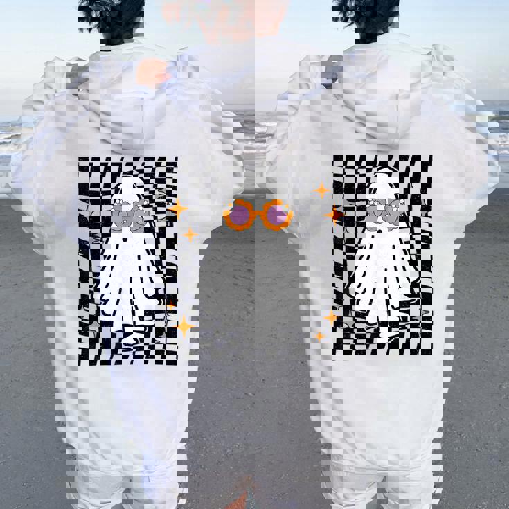 Retro Halloween Ghost Boo Fall Spooky Season Girls Women Oversized ...