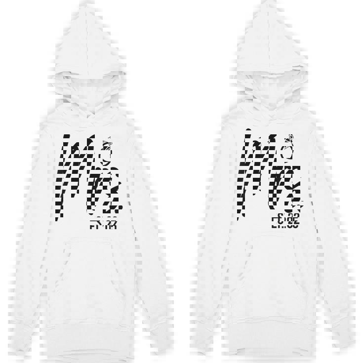Mrs Est 2025 Just Married Wedding Wife Mr & Mrs Couple Unisex Hoodie ...