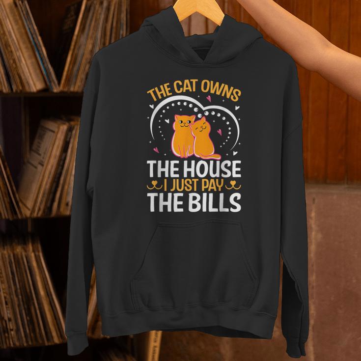 The Cat Owns The House I Just Pay The Bills Cats Kitty Pet Unisex ...