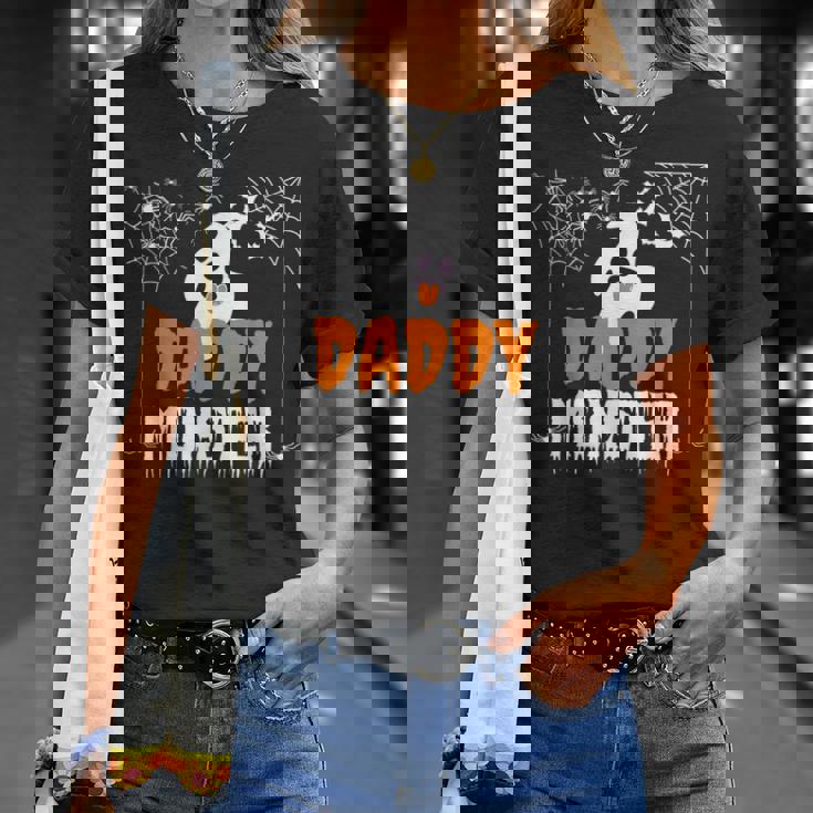 Adult Mr Ghost Spider Net Family Dress Saying Daddy Monster T-Shirt ...