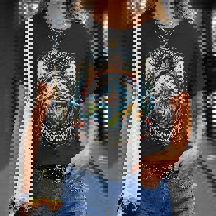 Always Take The Scenic Route Compass Outdoor Activities T-Shirt - Monsterry