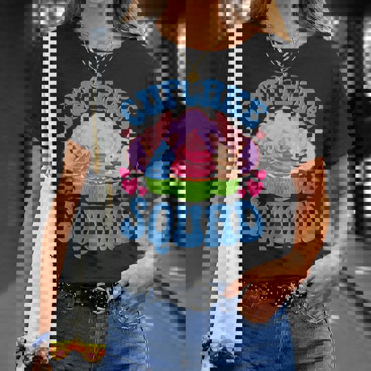 Bakery Cupcake Lover Cupcake Squad Cupcake Enthusiasts T-Shirt | Mazezy