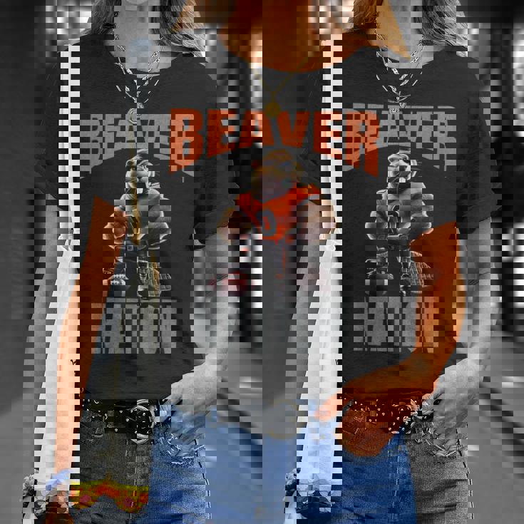 Beaver Nation Must Fear And Love The Beaver T-Shirt - Seseable