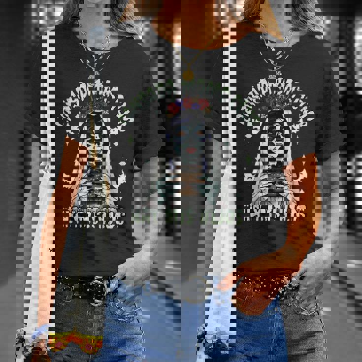 Cansada Moms Club Ay Mis Hijos Halloween Mexican Spooky T-Shirt | Mazezy