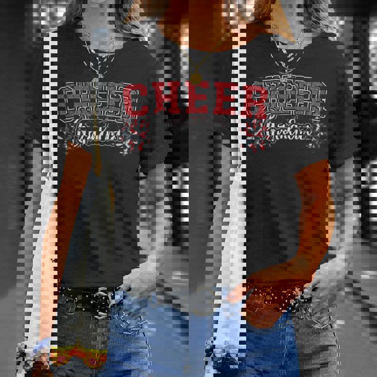 Cheer Grandma My Favorite Cheerleader Calls Me G-Ma Red T-Shirt - Monsterry