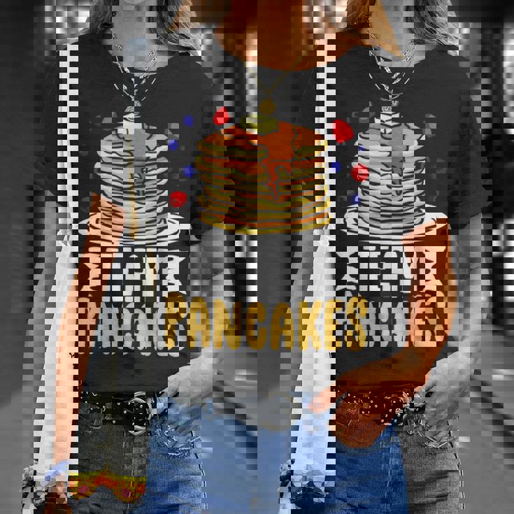 Cool Pancake For Men Women Pancake Master Chef Food Pancakes T-Shirt - Monsterry