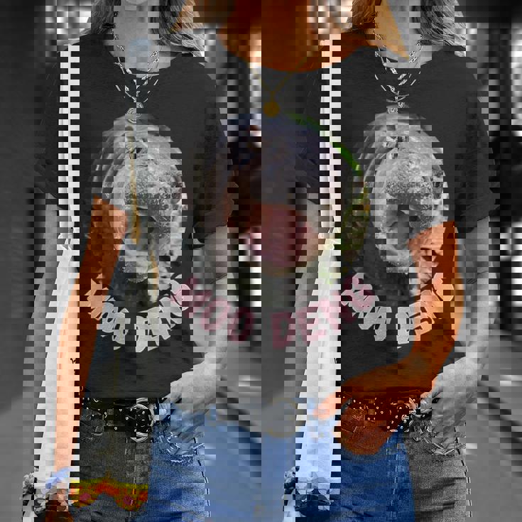 Cute Baby Hippo Moo Deng Bouncy Pig In Thai Hippopotamus T-Shirt | Mazezy