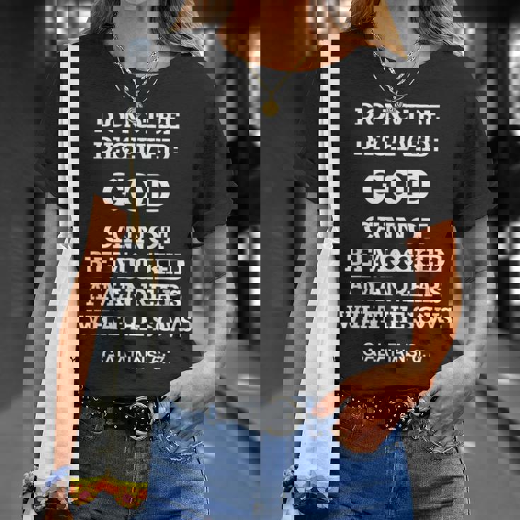 God Is Not Mocked Last Supper Mockery T-Shirt | Mazezy