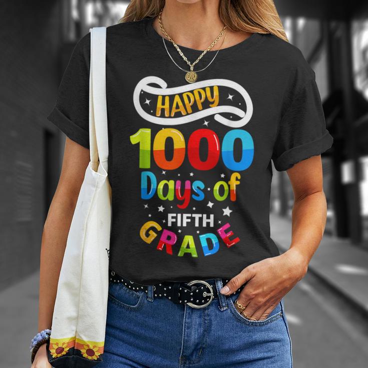Happy 1000 Days Of Fifth Grade Celebration Memories School T-Shirt ...