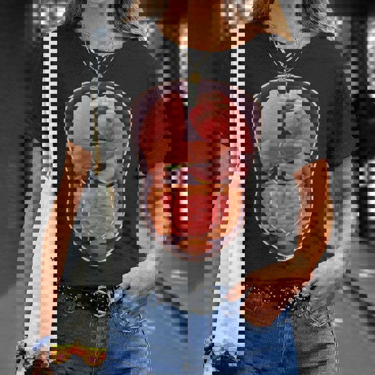 Human Body Internal Organs Muscles Anatomy Halloween Costume T-Shirt ...