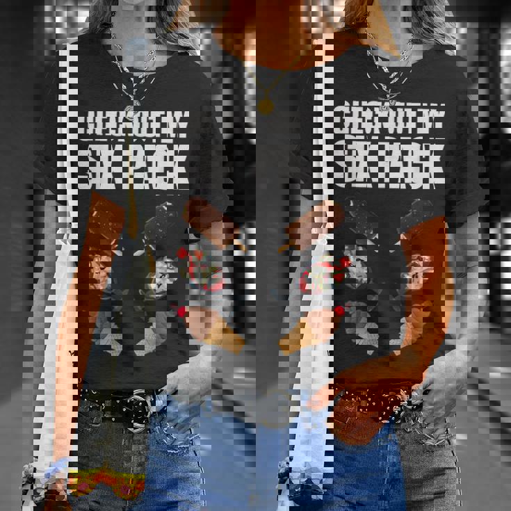 Ice Cream Workout Check Out My Six Pack Summer T-Shirt - Monsterry