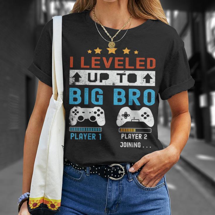 I Leveled Up To Big Bro Gamer Big Brother 2025 Boys Vintage T-Shirt ...