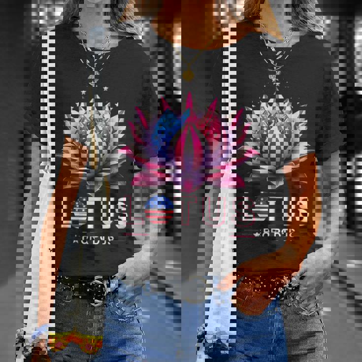 Lotus For Potus Kamala Harris 2024 President Trend Election T-Shirt ...