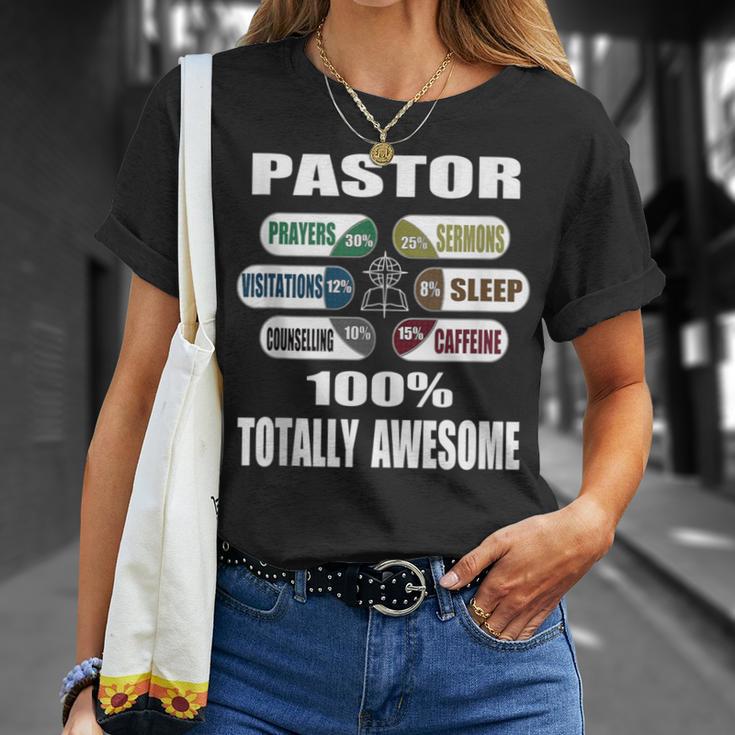 Pastor Anniversary Christian Church Pastor Reverend Graph T-Shirt ...