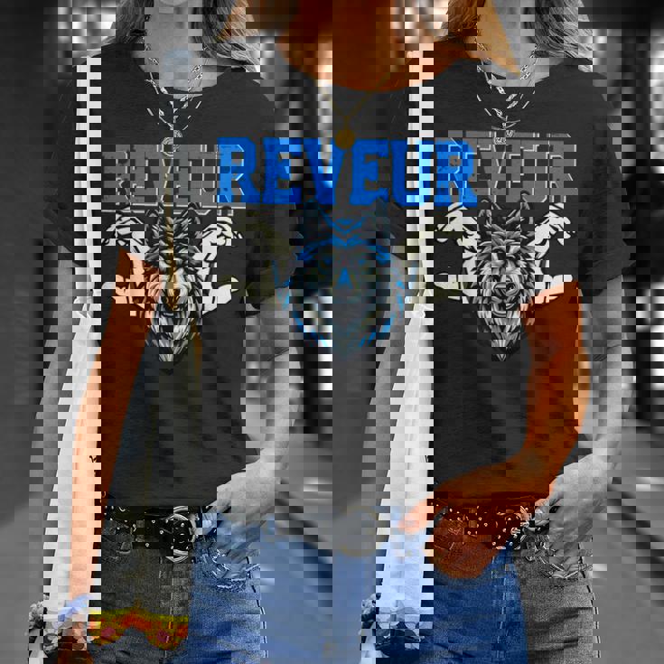 Reveur House Of Dreamers Rca Dreamers School Spirit Wolf T-Shirt | Mazezy