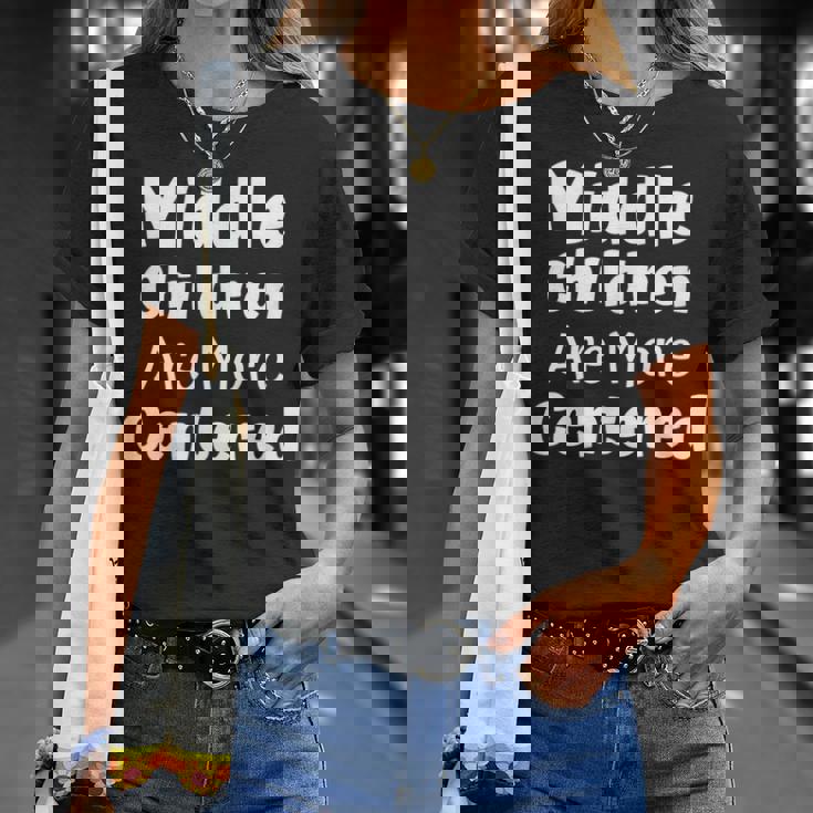 Siblings Middle Child Middle Children Family Reunion T-Shirt - Monsterry