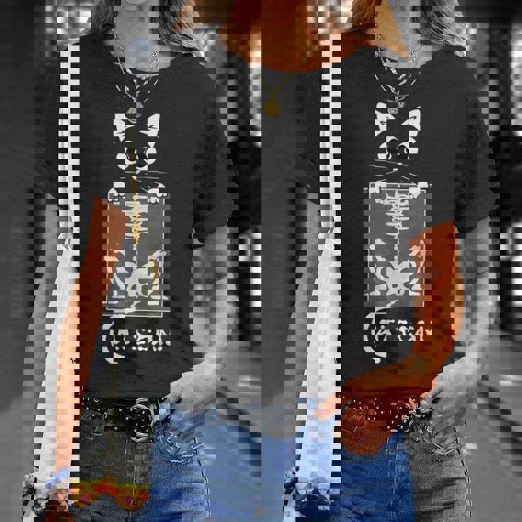 Skeleton Cat Scan Ct Scaning X Ray Pun Meme Rad Tech T-Shirt - Thegiftio