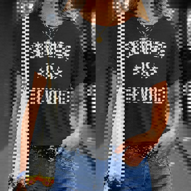 Skinner Vs The World Family Reunion Last Name Team Custom T-Shirt ...