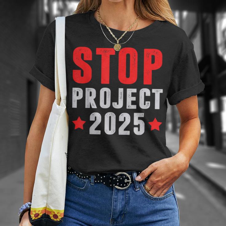 Stop Project 2025 Anti Trump T-Shirt - Monsterry