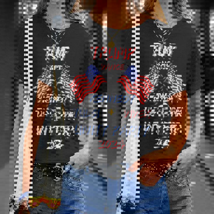 Unity Party 2024 Trump Vance Kennedy Tulsi Vivek T-Shirt - Monsterry