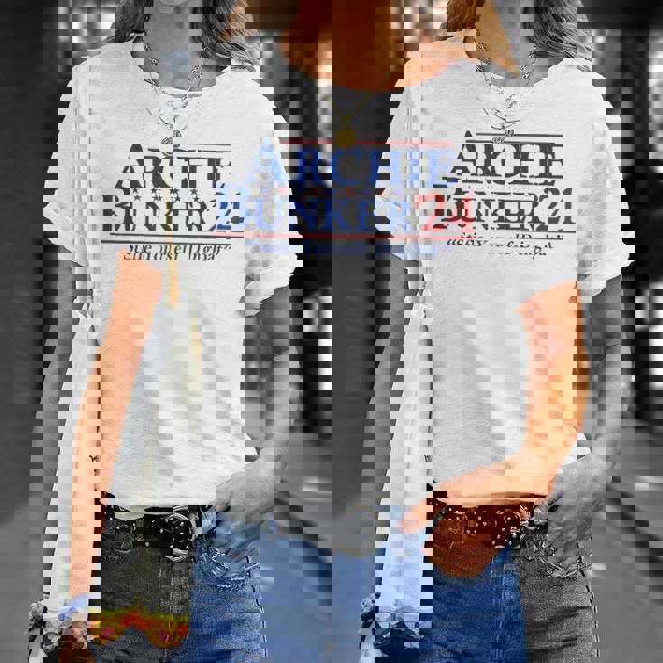 Archie Bunker 24 For President 2024 T-Shirt | Mazezy