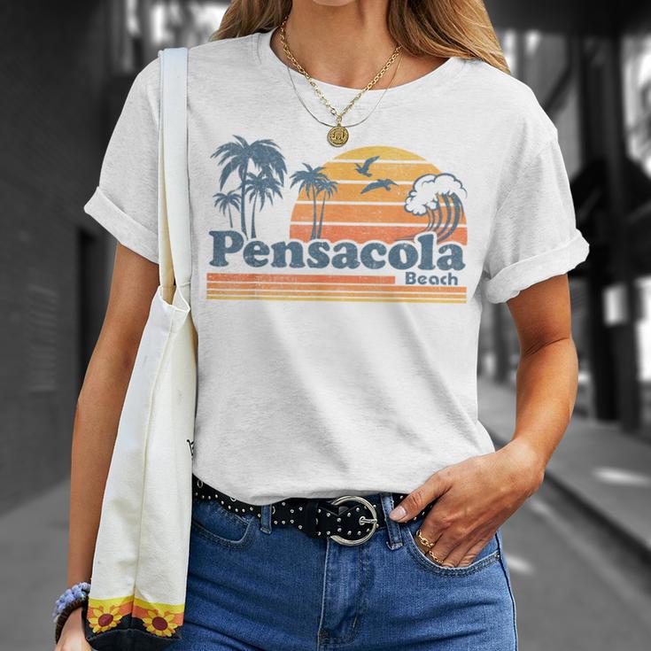 Pensacola Beach Florida Vintage Spring Break Vacation Retro T-Shirt ...