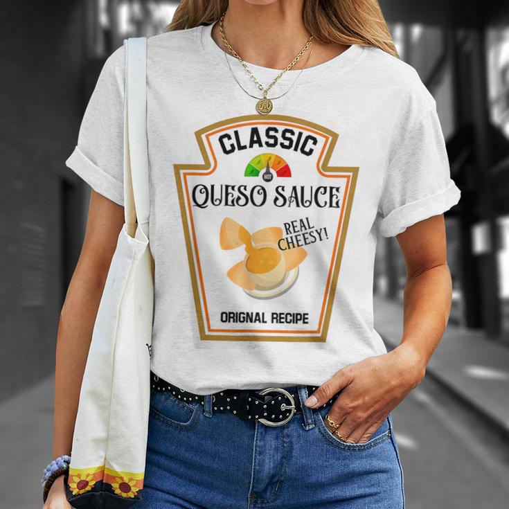 Queso Sauce Diy Halloween Costume Matching Group Cheese T-Shirt - Seseable
