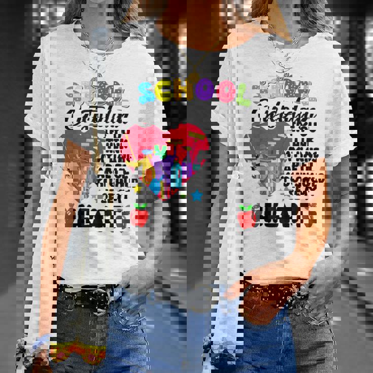 School Custodian Appreciation School Janitor Custodial T-Shirt | Mazezy