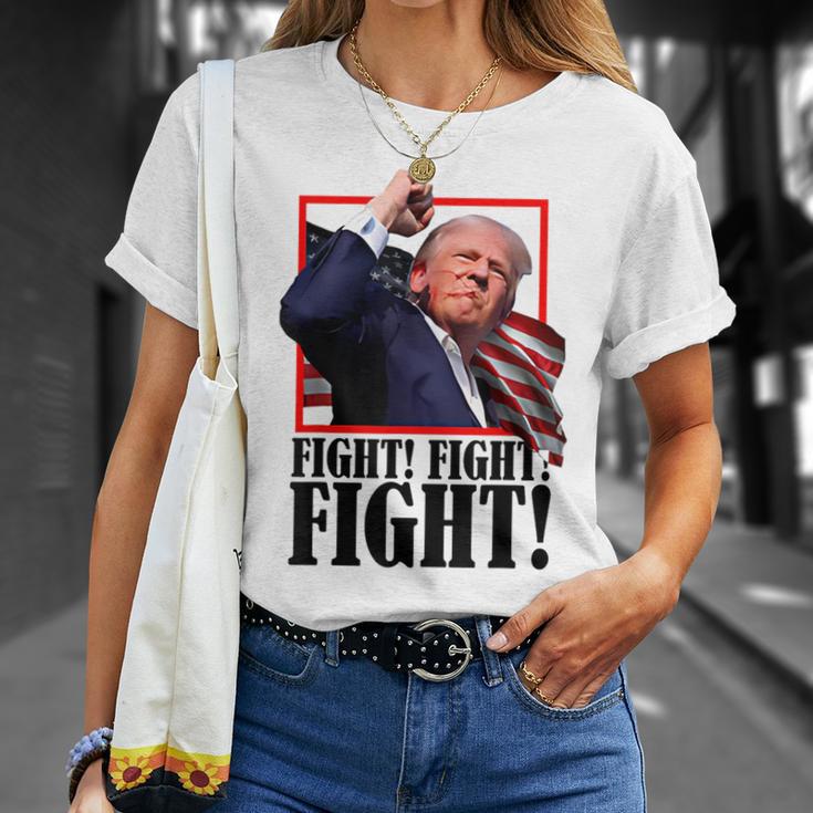 Trump Fight Fight Fight 2024 Pennsylvania Rally T-Shirt - Monsterry