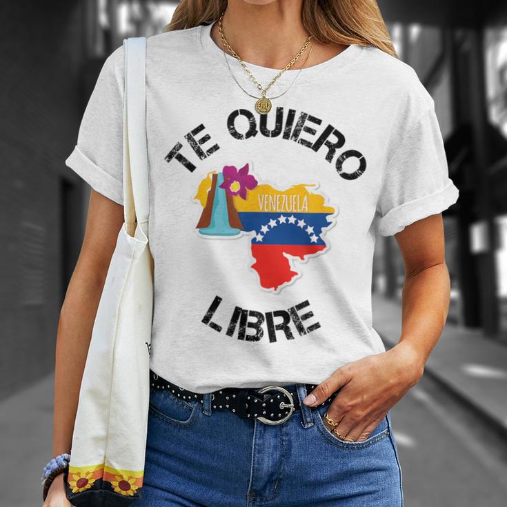 Venezuela Libre Fuera Maduro Bandera Mapa Camiseta unisex - Regaloses