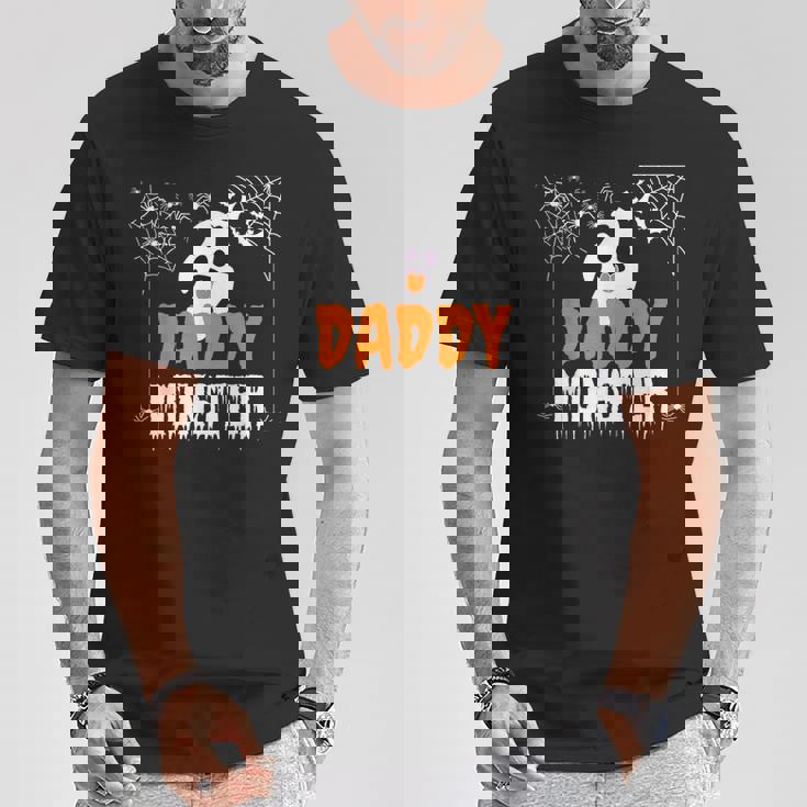 Adult Mr Ghost Spider Net Family Dress Saying Daddy Monster T-Shirt ...