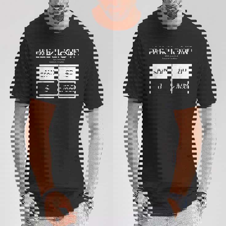 Bible Kill Count T-Shirt | Mazezy