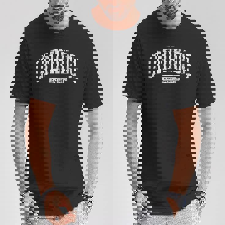 Cambridge Massachusetts Ma Js03 College University Style T-Shirt - Monsterry