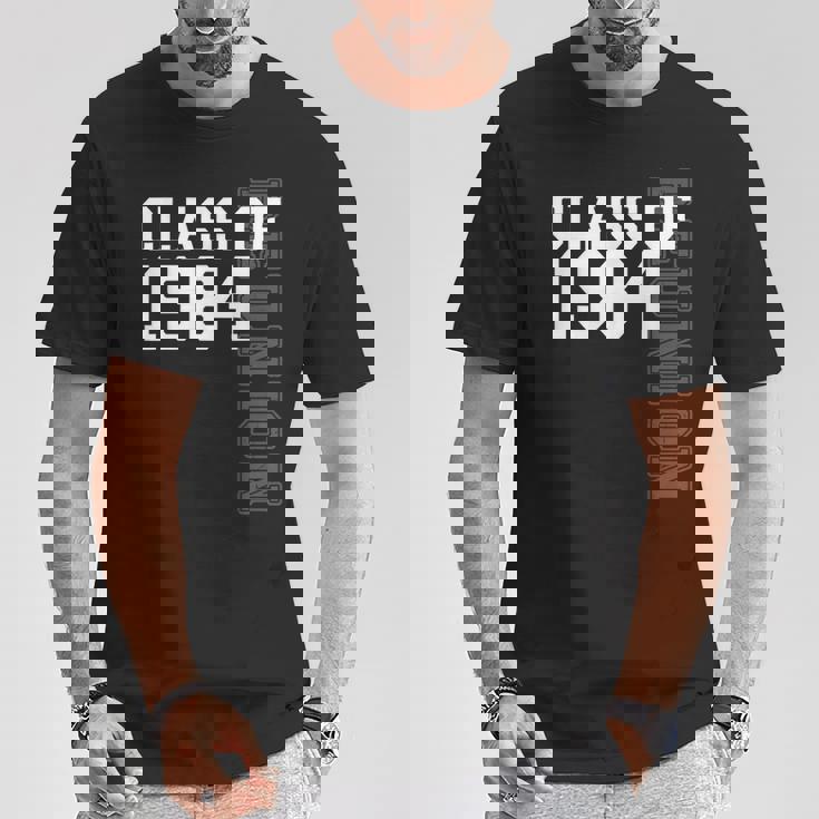 Class Of 1984 40Th Reunion High School Senior Graduation T-Shirt | Mazezy