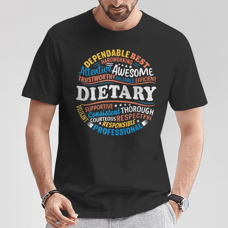 Dietary Food Service Appreciation Dietary Week T-Shirt | Mazezy