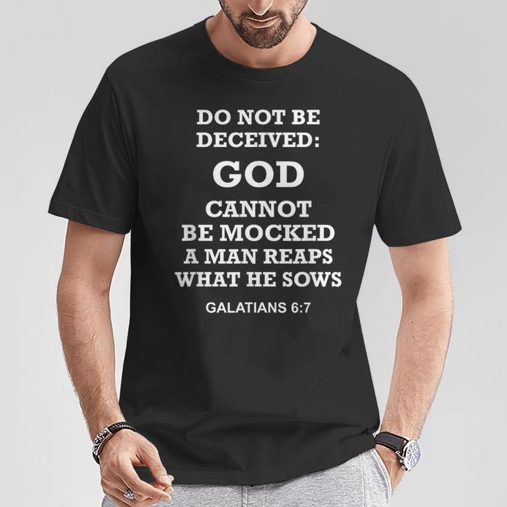 God Is Not Mocked Last Supper Mockery T-Shirt | Mazezy