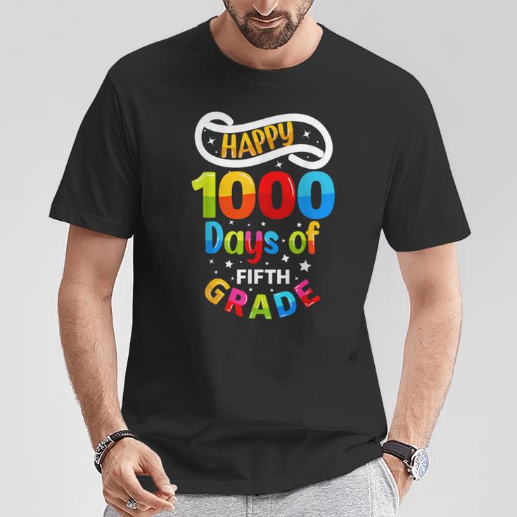 Happy 1000 Days Of Fifth Grade Celebration Memories School T-Shirt ...