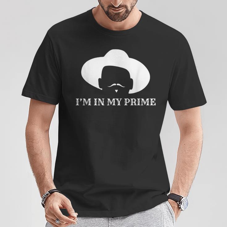 I'm In My Prime -Western Doc Holliday Cowboy Outlaw Mustache T-Shirt ...