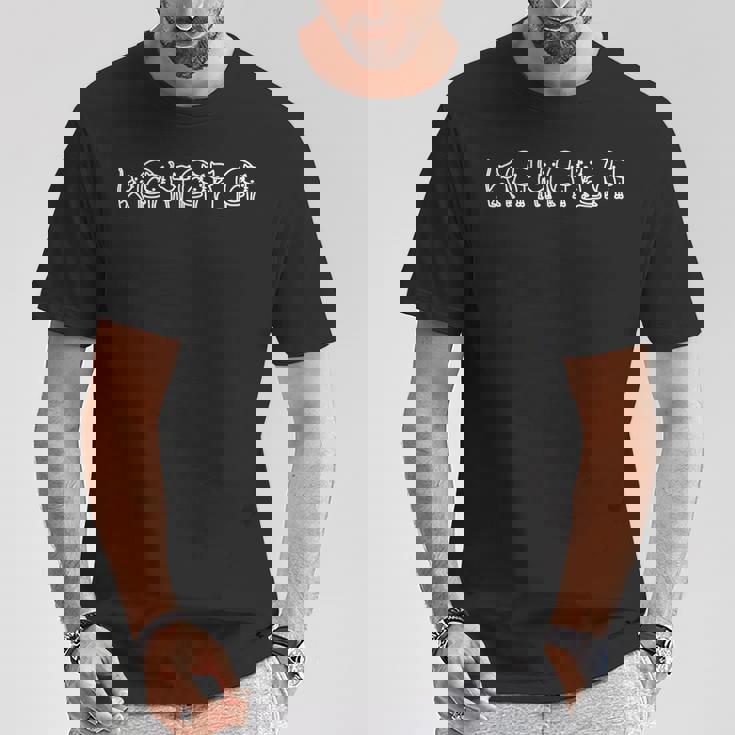 Kamala Cat Letter Font T-Shirt | Mazezy