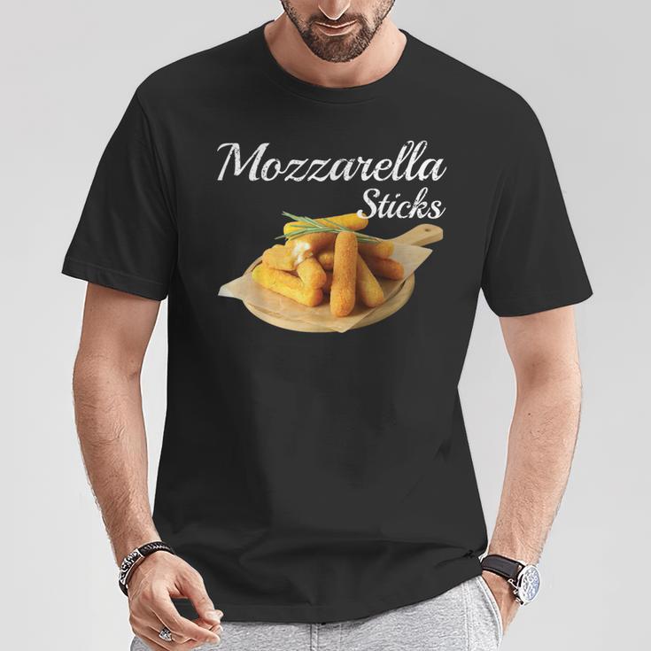 Mozzarella Sticks 90'S Mozzarella Stick Bread Meme T-Shirt | Mazezy