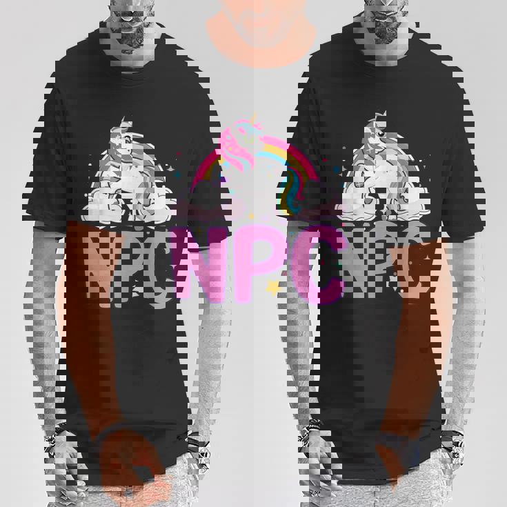 Non Playable Character Non Player Character Unicorn T-Shirt - Monsterry