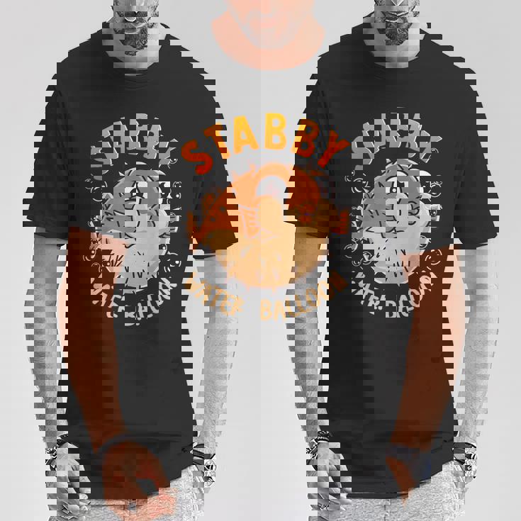 Pufferfish Stabby Water Balloon Fish Cute T-Shirt - Monsterry