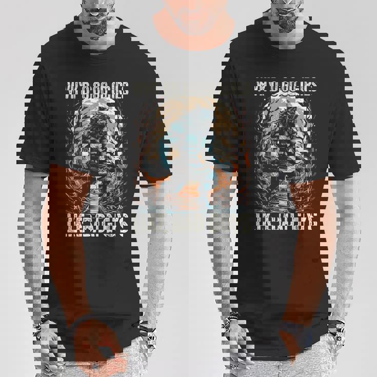 Sitting Wolf Literally Me Werewolf Ripping Meme Alpha Wolf T-Shirt ...