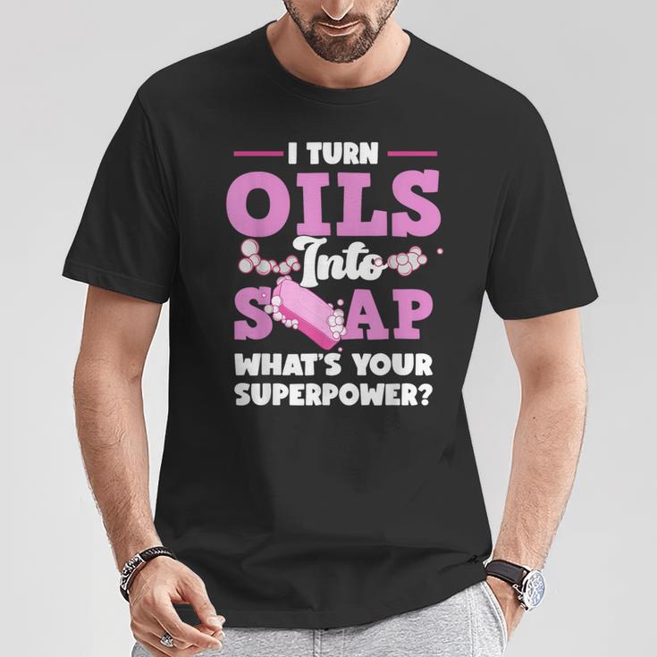 Soap Maker Saponification Soapologist Soap Making T-Shirt - Monsterry