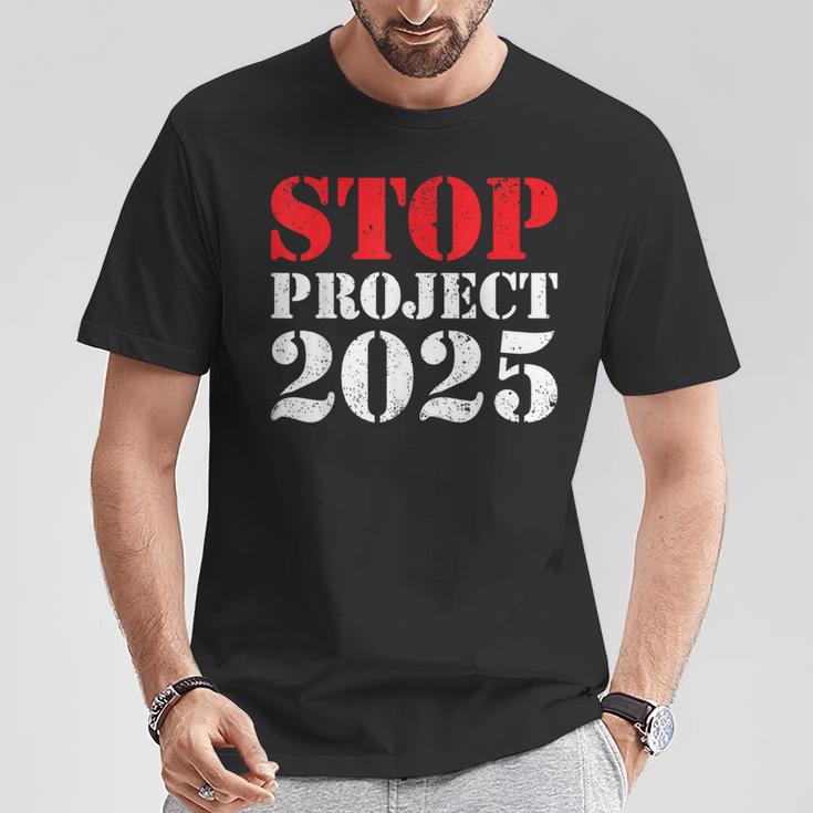 Stop Project 2025 Men T-Shirt - Monsterry