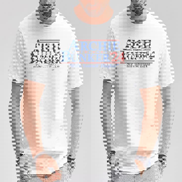 Archie Bunker 24 For President 2024 T-Shirt | Mazezy