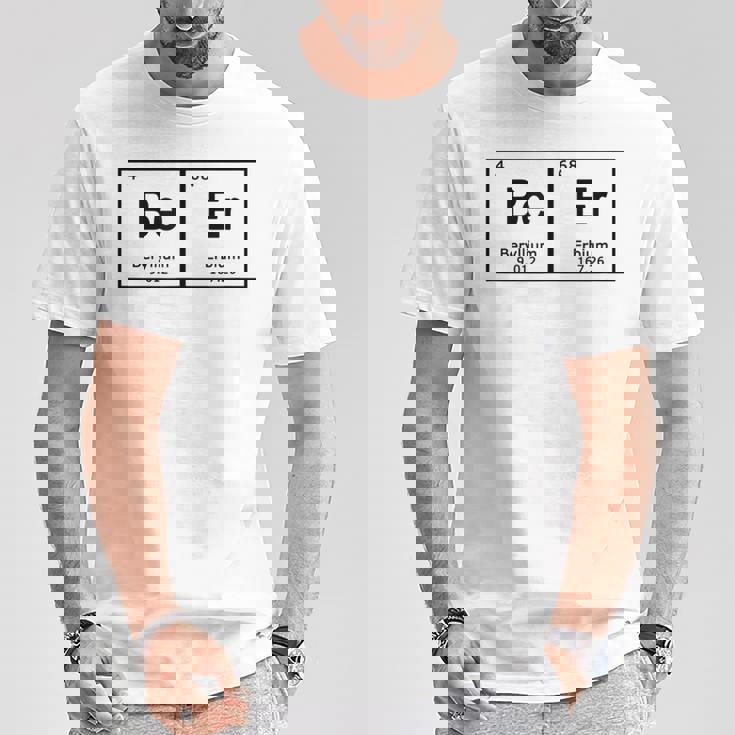 Beer Periodic Table Science Chemistry T-Shirt - Monsterry