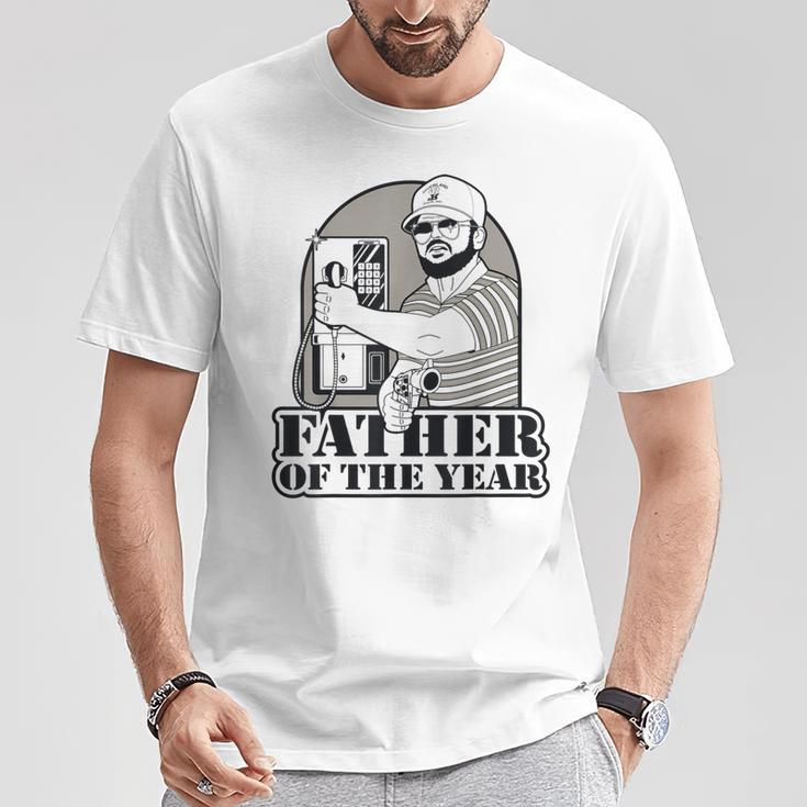 Father Of The Year Gary Plauche Fathers Day Vintage T-Shirt - Thegiftio UK