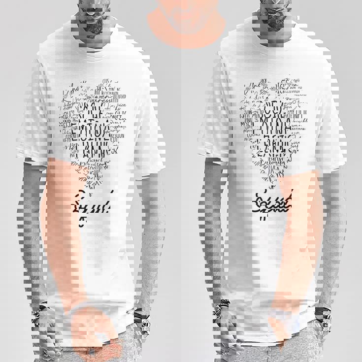 Social Emotional Learning Team Heart Counselor Teacher Sel T-Shirt ...