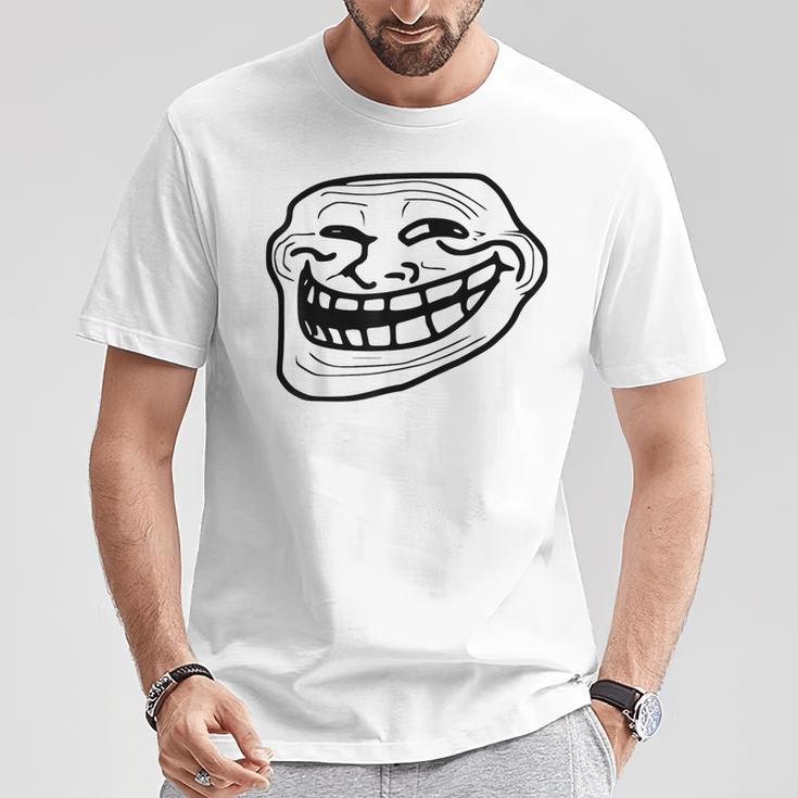 Troll Face Meme Dank Meme Troll Face T-Shirt - Seseable